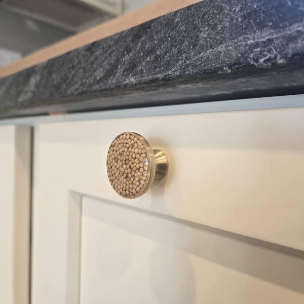 Antique Copper Spice Resin Cabinet Knobs, Farmhouse, Boho, Unique Knobs ...
