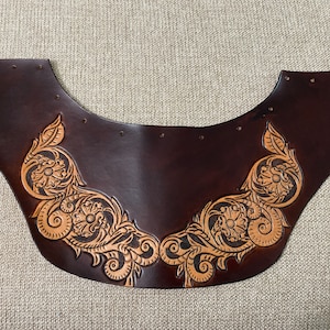 Western Floral Leather Tooling Pattern, Leatherwork Carving Pattern ...
