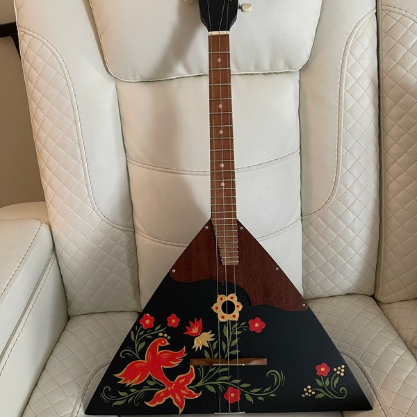 Balalaika 3 Strings Prima, Handmade Folk Musical Instrument, Made in ...