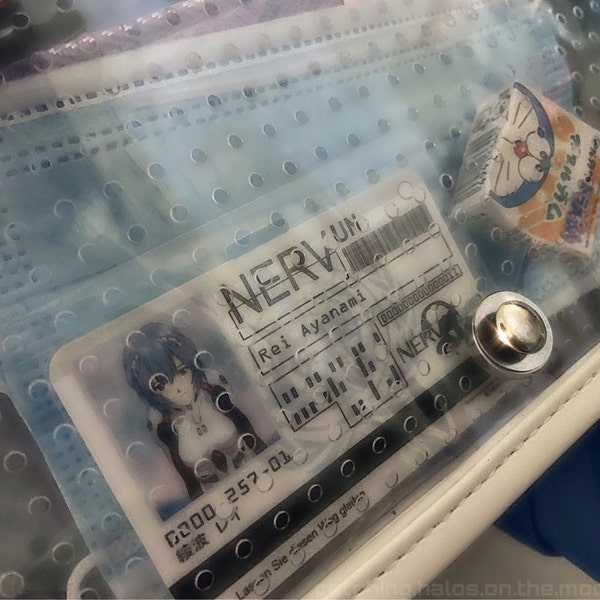 Neon Genesis Evangelion Inspired NERV ID Badge. Costume Cosplay Prop ...