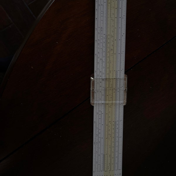 Sun Hemmi 34R. Vintage Pocket Slide Rule. Antique Slide Rule, Bamboo ...