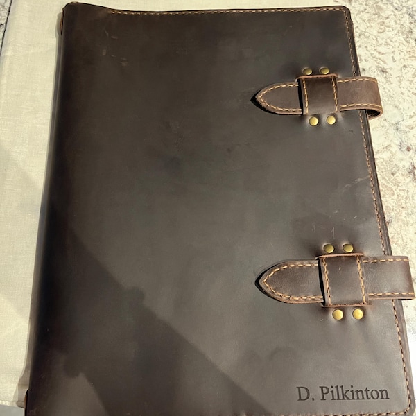 Handmade 4x6 Top Bound Notebook Cover, Personalized Vintage Leather ...