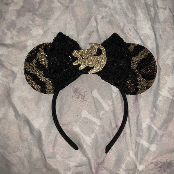 Lion King Mickey Ears, Leopard Minnie Mouse Ears, Cheetah Kids Adult ...