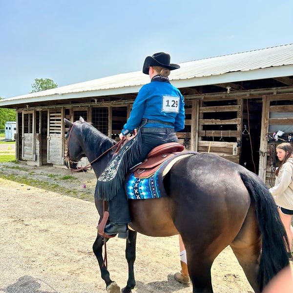 Custom Made Bronc Riders Chaps/ New/ Custom Leather/ Patriotic Rodeo ...