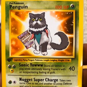 Your Pet as a Pokemon card | Etsy
