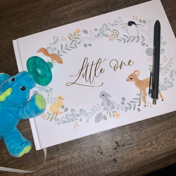 Luxury Baby Memory Book (little One - Animals) Baby Shower Gift, New ...