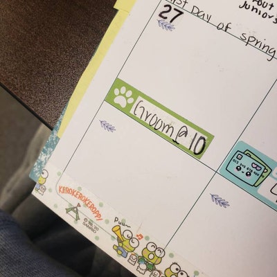 Paw Print Planner Stickers Fillable Tracker Erin Condren Life Planner ...