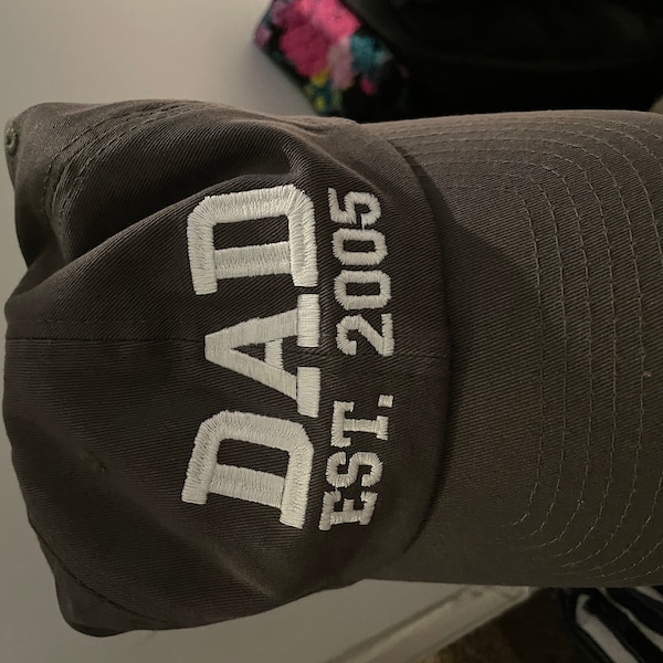 Dad Hat | Custom Embroidered Classic Baseball Cap | Father's Day Gift ...