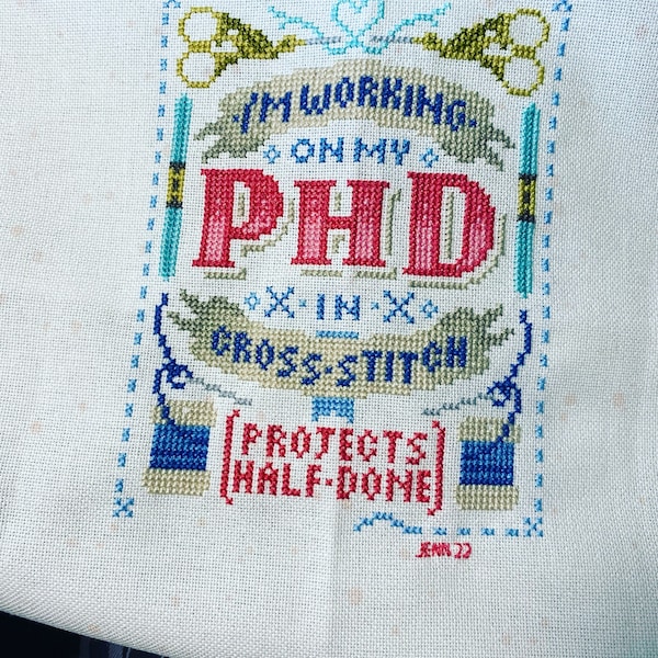 PHD (projects Half Done) - Cross Stitch Pattern (digital Format - PDF ...
