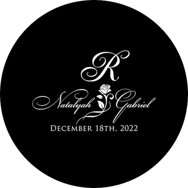 Monogram for Wedding, Gobo Monogram, Wedding Gobo Monogram, Static Gobo ...