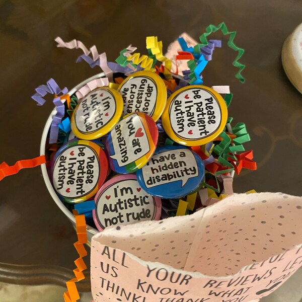 Be Kind Pin Badge, Kindness Matters Rules, 32mm or 44mm, Mindfulness ...