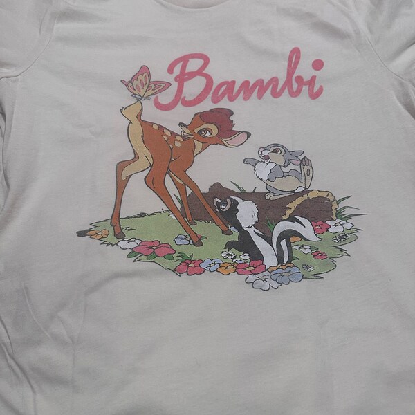 Disney Bambi Group Shot Logo Shirt, Magic Kingdom Holiday Trip Unisex T-shirt Family Birthday ...