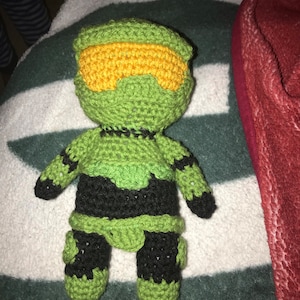 Master Chief Crochet Pattern Video Game Inspired PDF File - Etsy