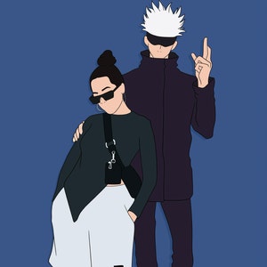 Custom Faceless Portrait With BTS Custom DIGITAL Portrait, Personalized ...