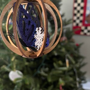Butterfly Memorial Laser Cut Globe Ornament - Etsy