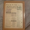 1974, Celebration News Poster, Back in the Day 1974. UK Version - Etsy UK