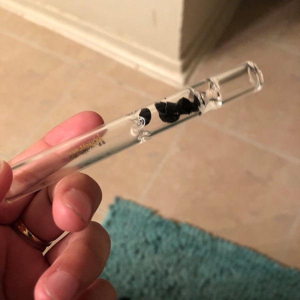 One Hitter Glass Pipe, Unique With Diamond One Hitter Pipes - Etsy