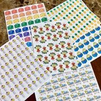 Colorful Stop Planner Stickers, Printed Stickers, Traffic Sign Stickers ...
