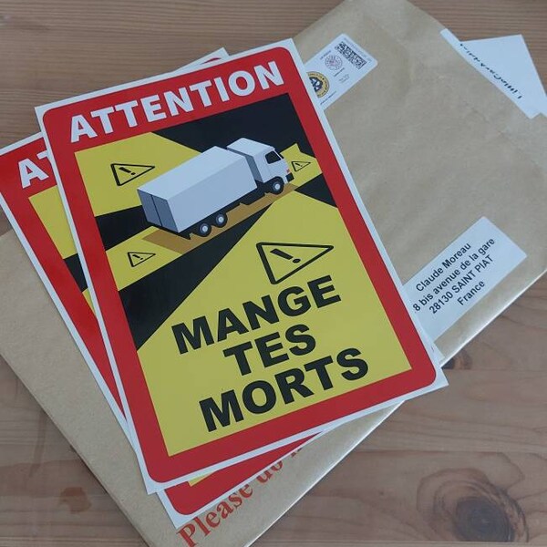 Handmade Christmas Stickers, Printed on Repositionable Vinyl, Reindeer ...