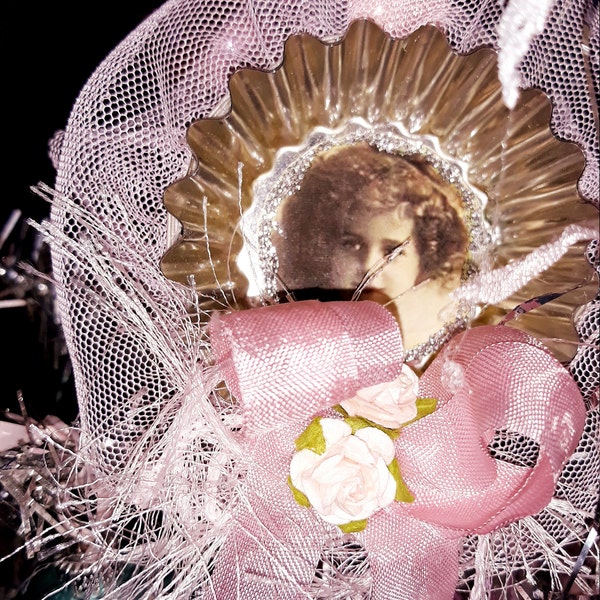 Antique Holy Card Madonna/child/ornament/gift Topper/gift/room Decor - Etsy