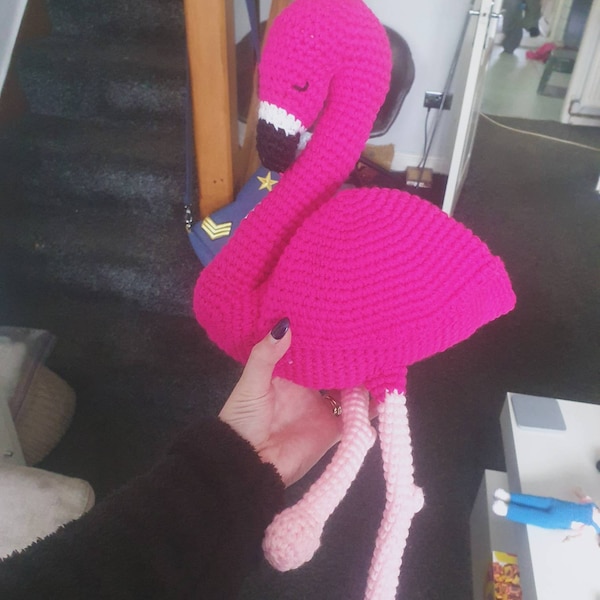 Flamingo Crochet Pattern, Easy to Follow Flamingo Amigurumi Pattern ...