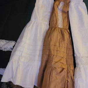 Cotton Hippie Half Slip, Ruffle Underskirt, Petticoat for Women ...