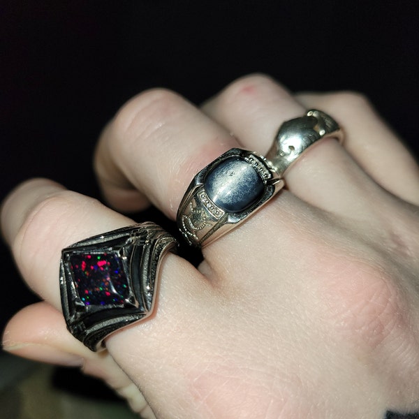 The Necromancer Ring, One of the Nine Rings of Men, Officially Licensed ...