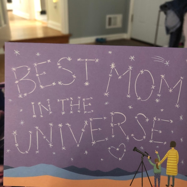 Universe Mom Mother's Day Card - "best Mom in the Universe" - ID ...