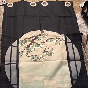 Japanese Shoji Screen Noren Door Curtain With - Etsy