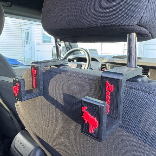 2021+ Bronco Headrest Utility Storage Purse Hooks With Choice of Color ...