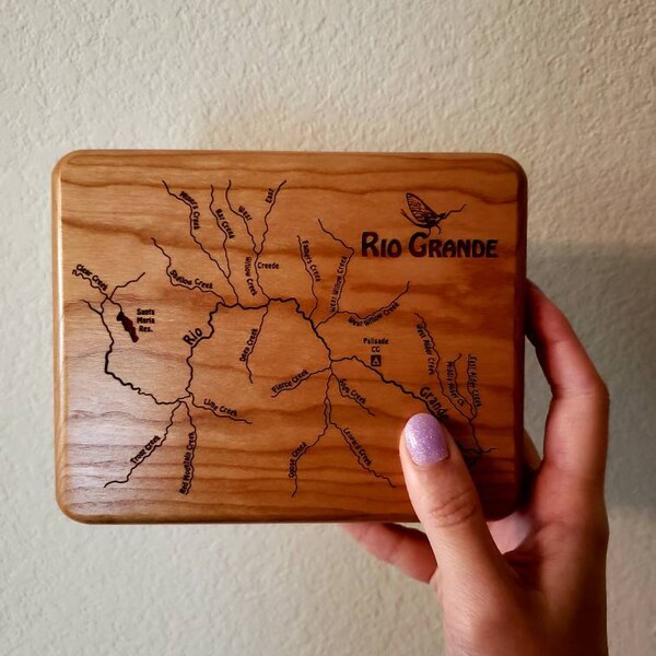 Fly Box "custom RIVER Design" Includes Map Design Fee for a New Map ...
