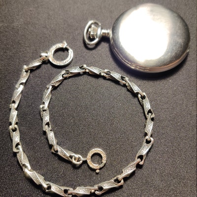 Silver Byzantine Man Chains, Handmade Unique Chain Bracelets, Men's 925 ...