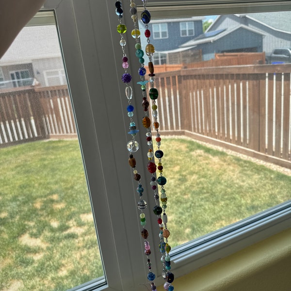 Beaded Ceiling Fan Chain Pulls/boho Light Pulls/vintage Vibe Ceiling Fan and Light Pulls/quirky ...