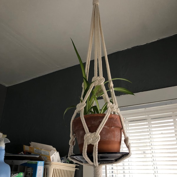 PDF Pattern Macrame Plant Hanger, Josephina Knot Plant Hanger DIY ...