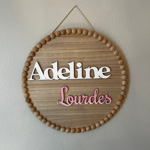Wooden Name Signs Wooden Letters Personalized Wood Design Laser Cut Out ...