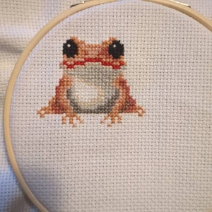 Frogs Cross Stitch Pattern PDF Bundle Blue Green Frog Embroidery ...