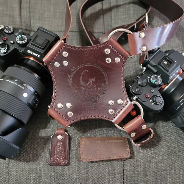 Dual Camera Strap Personalized Adjustable Harness for DSLR or SLR ...
