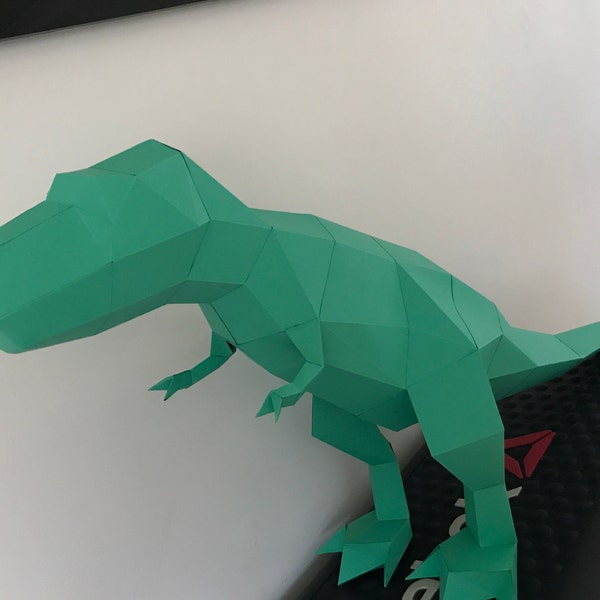Triceratops, Printable Papercraft Template, DIY Lowpoly Paper Pet ...
