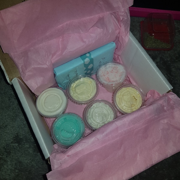 Natural Skin Care Sample Pack: Seven Different Scents, Whipped Butters ...