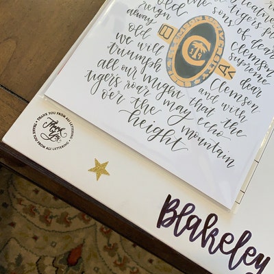 Clemson Legacy Print MUST Read Item Description in Full Before ...