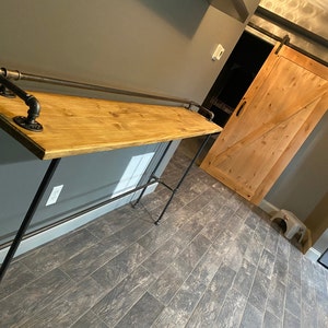 Reclaimed Wood Bar Table Wood Bar Table Buffet Table - Etsy