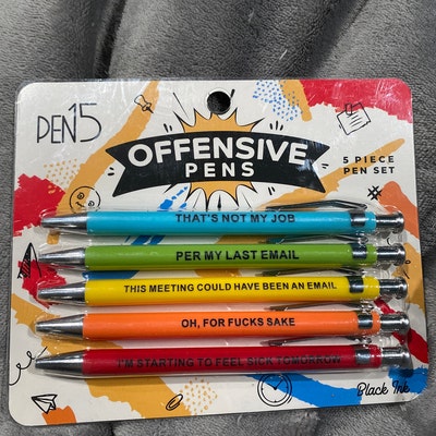 Offensive Crayons: Pot Pack Funny Gag Gift Sarcastic Humor - Etsy