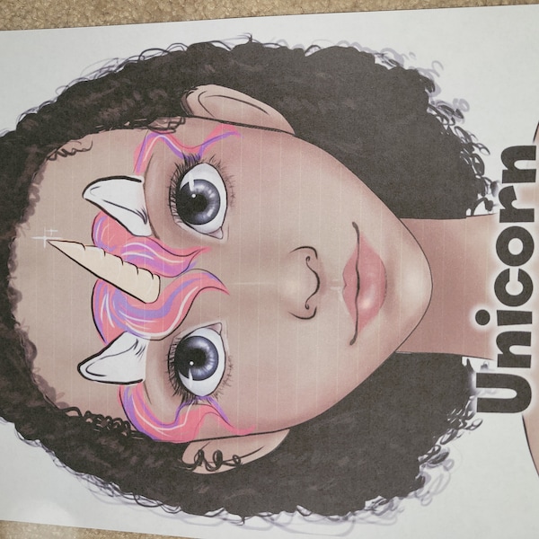 Face Painting Word Board, Face Paint Design Menu Board, Designs for ...