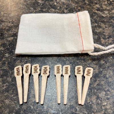 Cat Wooden Custom Cribbage Pegs Set of 2 Pegs - Etsy