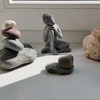 Mini Resting Buddha Statue | Buddha Sandstone Sculpture | Zen Statue ...