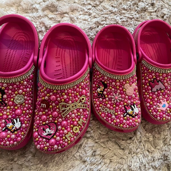 Handmade Custom Designed Bling Crocs - Infants, Toddlers and Big Kids ...