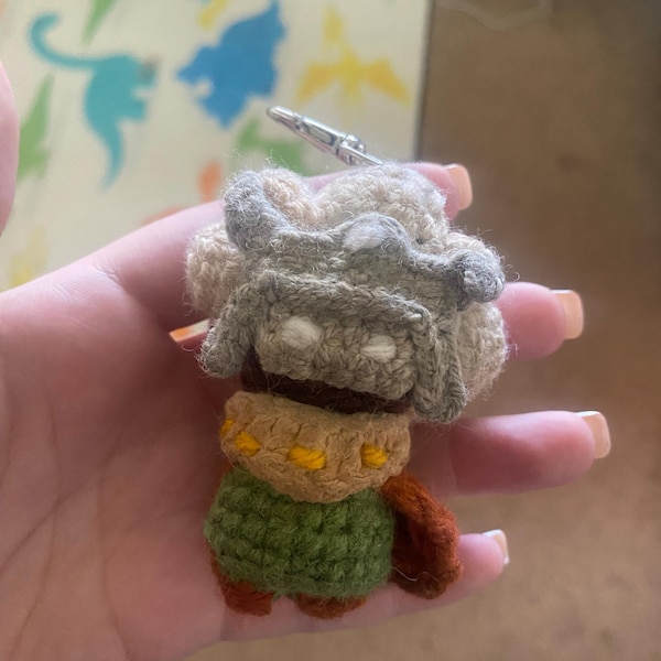 Momo Infinity Nikki Crochet Pattern Keychain Amigurumi Plushie Plush ...