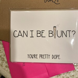 Funny Dope Marijuana Weed Friendship Greeting Card for Friend - Etsy