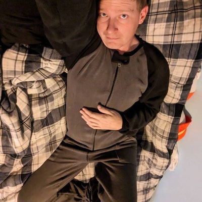 Plush Brown Sherpa Fleece Double Locking Sleepsack With Mitten - Etsy