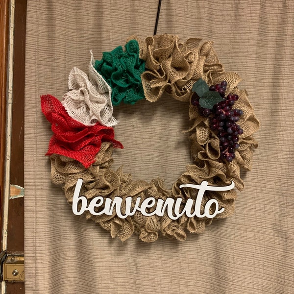 Benvenuto Sign- Italian Welcome Sign- Benvenuto Wall Sign- Welcome Sign ...
